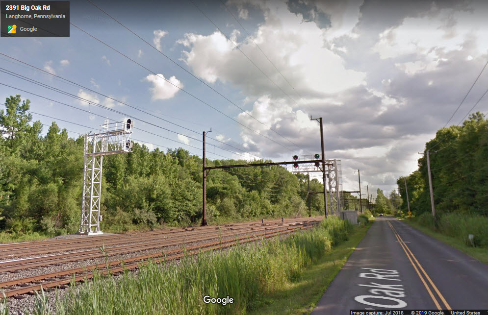 Woodbourne PA Railfan Guide