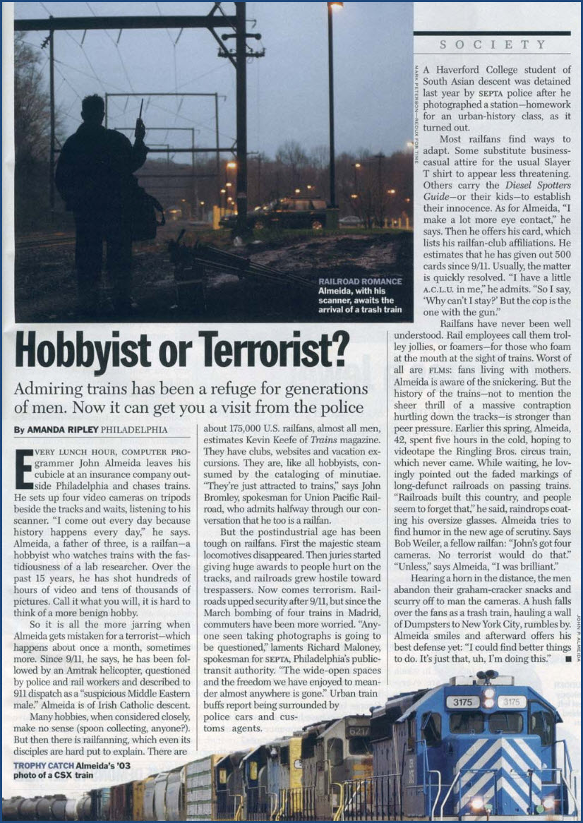 SEPTA Railfan Guide and Signals