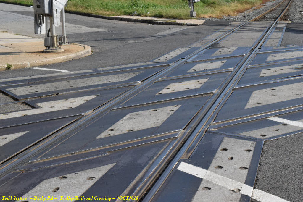 Darby PA Rail/Trolley Crossing Railfan Guide