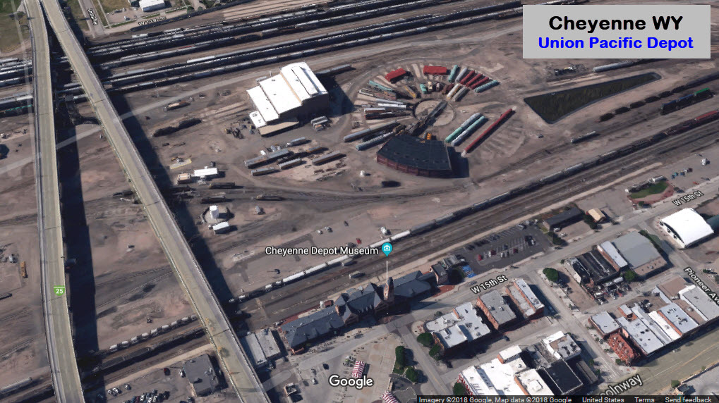 Train & Railroad Stations, Tunnels, Bridges etc in Wyoming