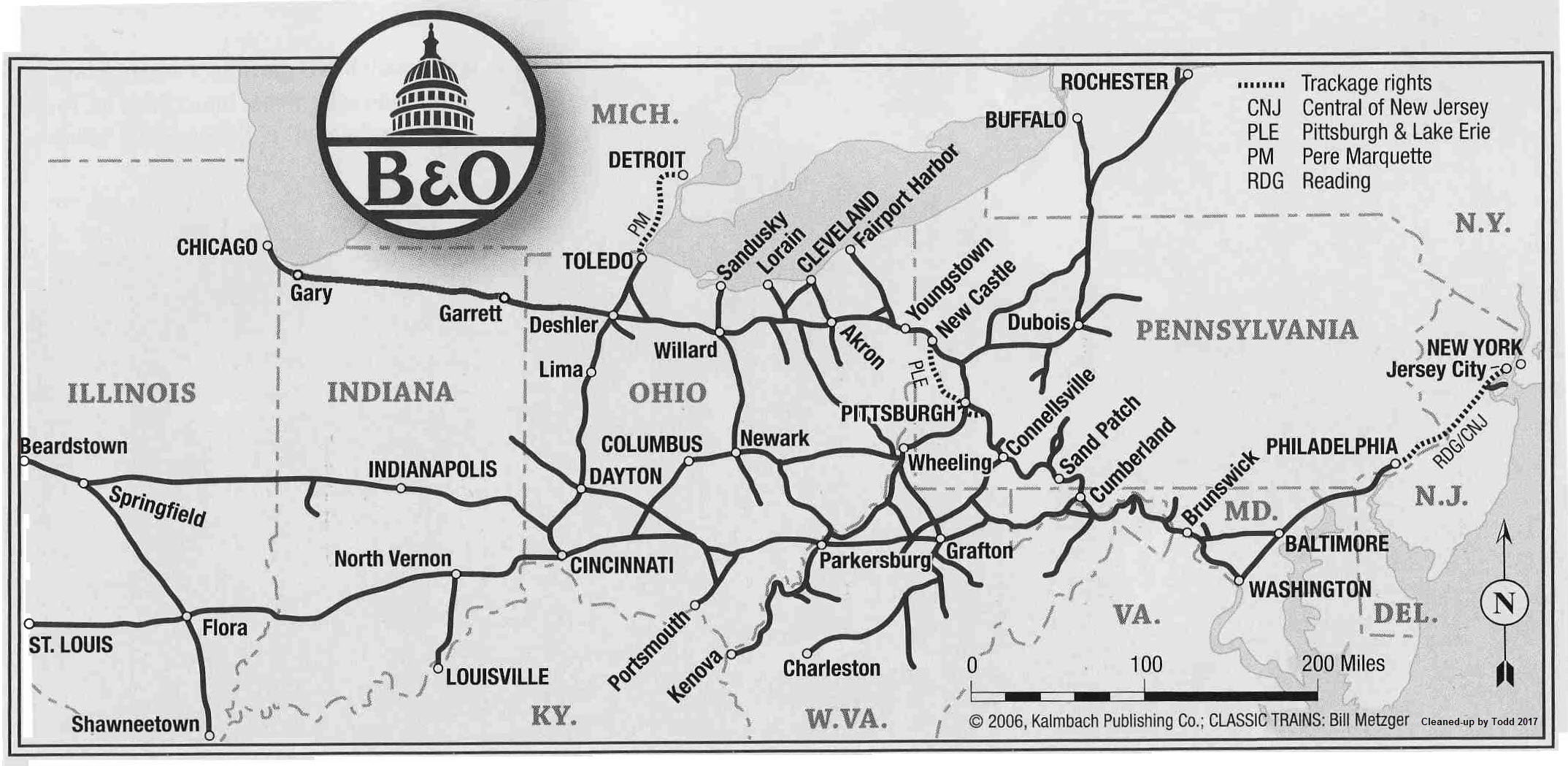 B And O Railroad Logo