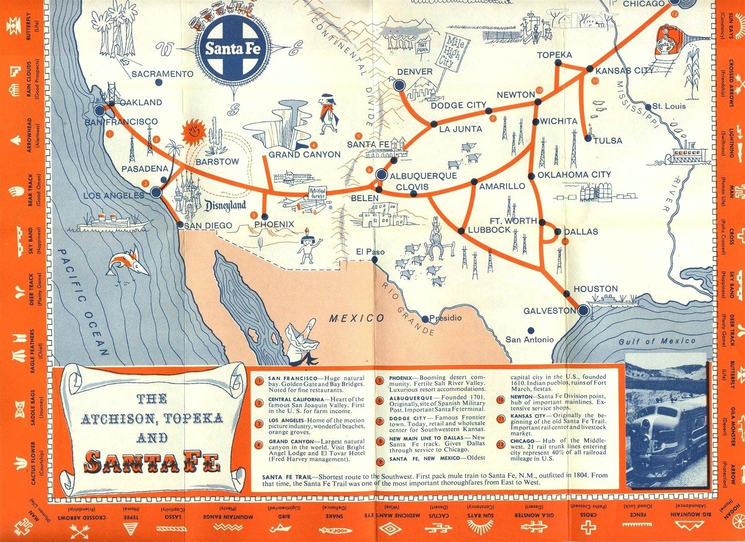Santa Fe RR System Maps