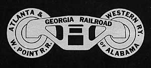 Atlanta & West Point Railroad System Map