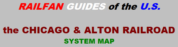 Chicago & Alton RR System Map