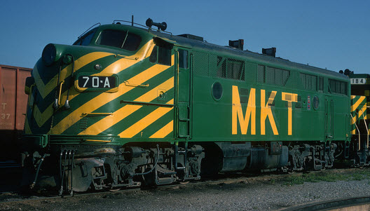 the MKT / Missouri-Kansas-Texas RR System Map