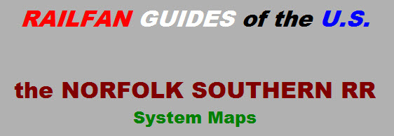 the Original Norfolk Southern RR System Map