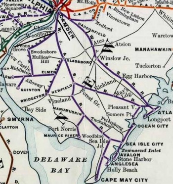 Pennsylvania-Reading Seashore Lines System Maps