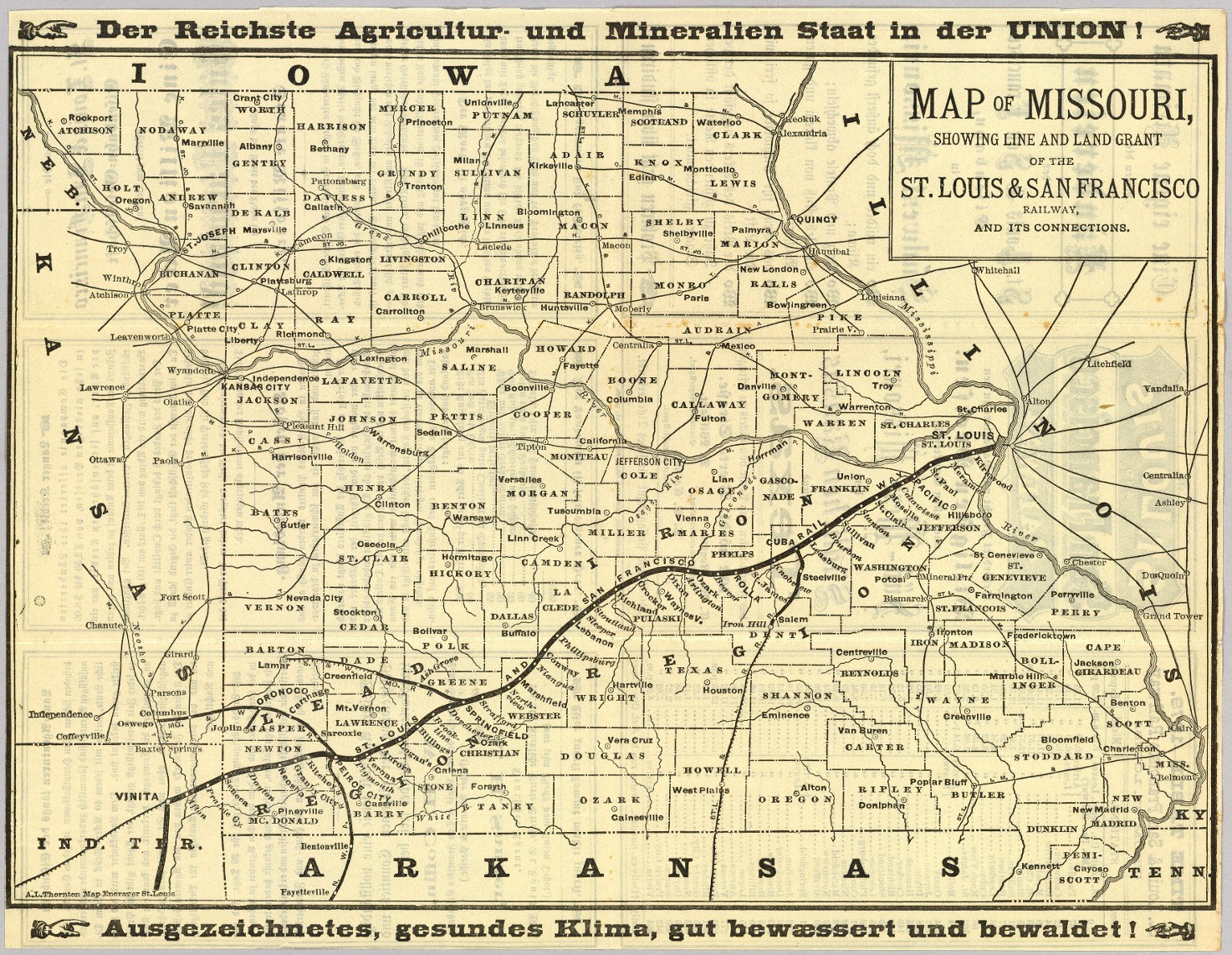 Saint Louis & San Francisco Rwy System Maps