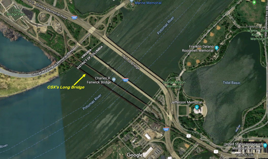 The Long Bridge Railfan Guide - Washington DC/Arlington VA